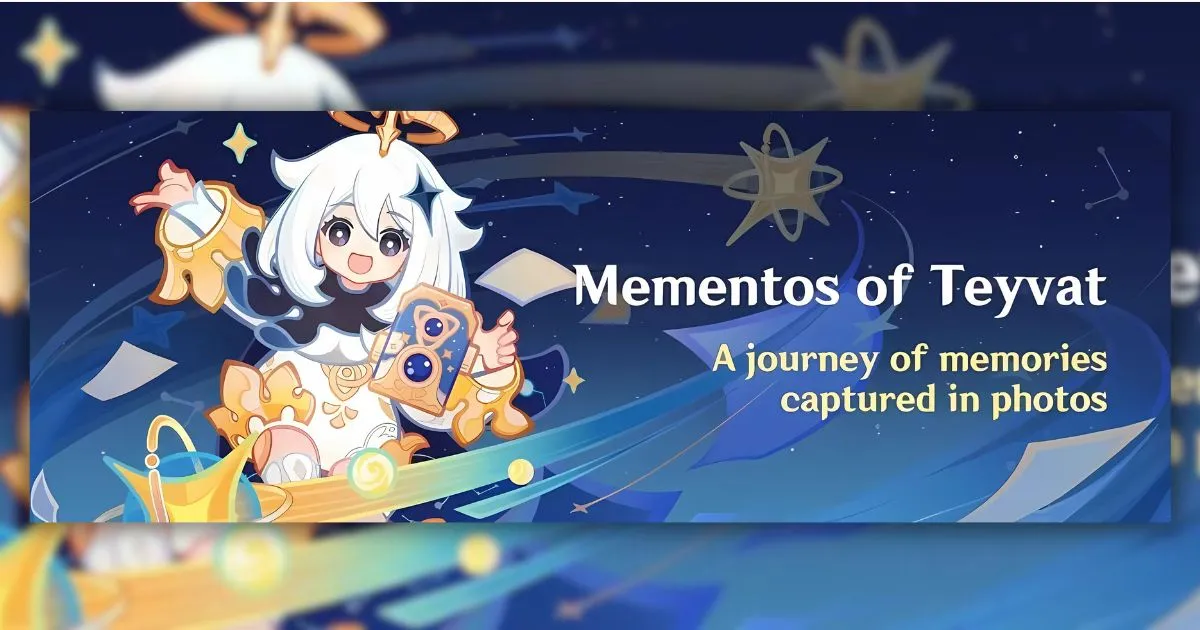 Genshin Impact Mementos Of Teyvat Event Starts On 28th September ...