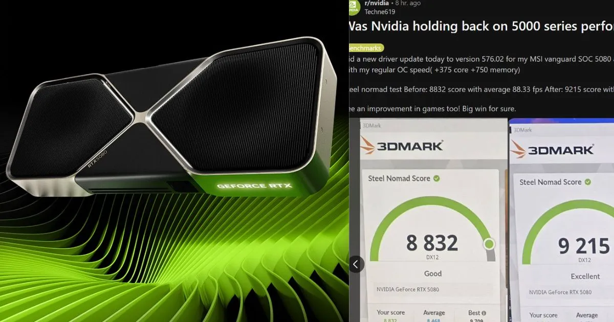 NVIDIA's Game-Changing Driver Update - How 576.02 Boosts RTX 50 Performance By Up To 7% ...