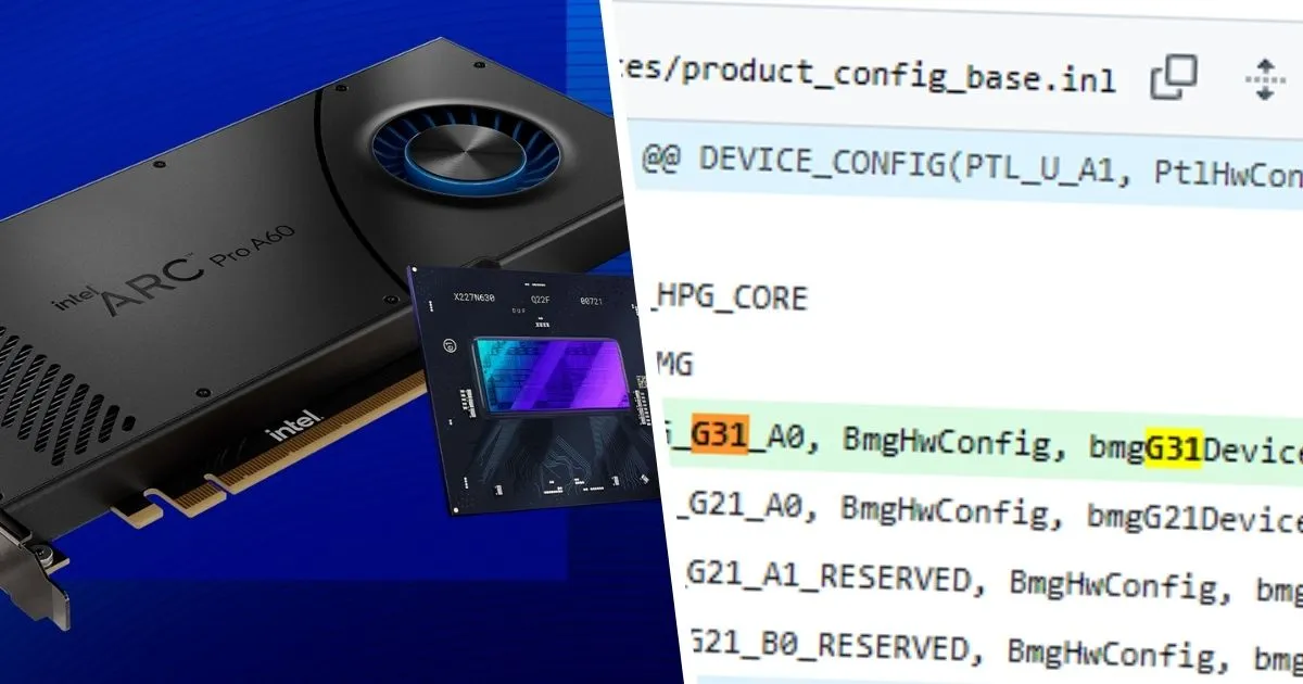 Intel Battlemage G31 Progress - 4 New GPU IDs Hint At High-End Arc ...