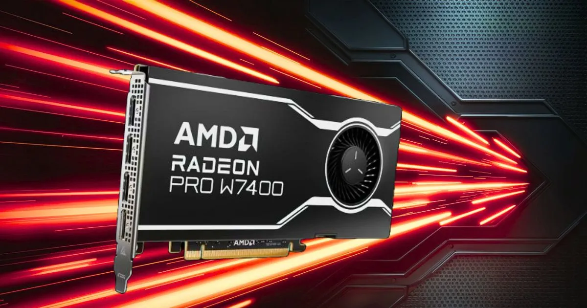 AMD Launches Ultra-Efficient Radeon Pro W7400 - 55W Workstation GPU ...