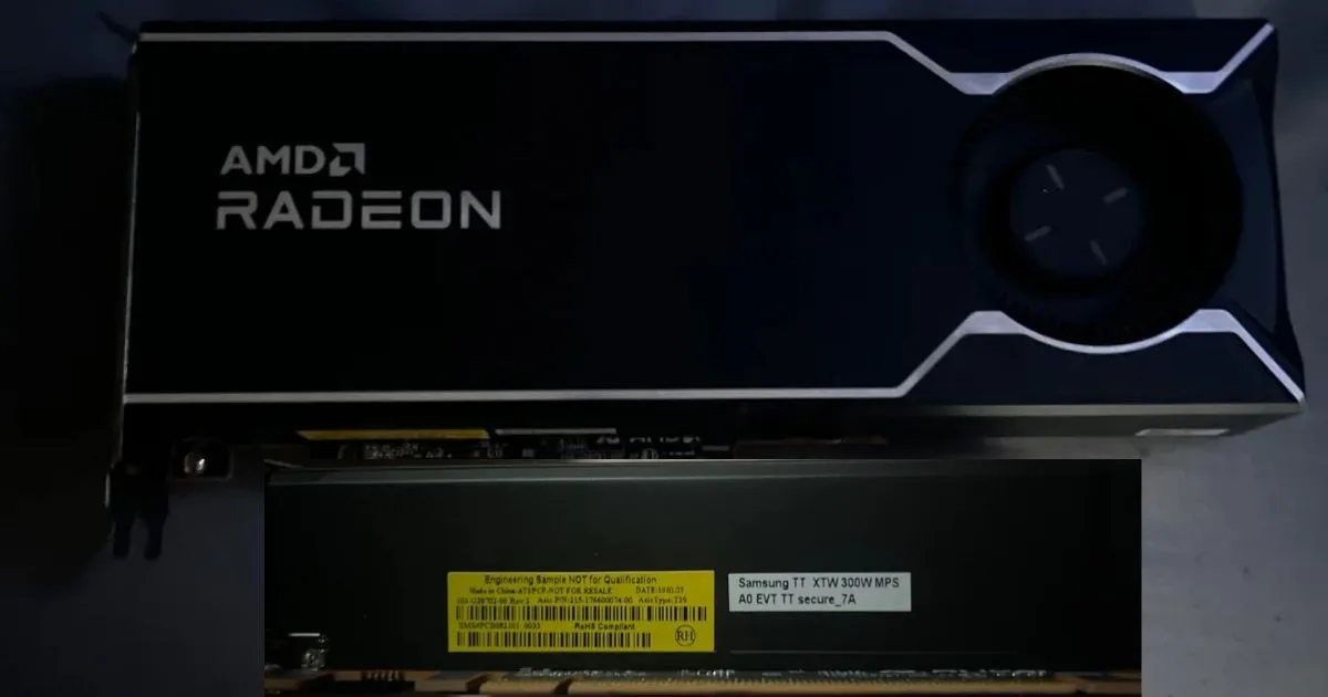 Unreleased AMD Radeon AI PRO R9700 Prototype Card Surfaces On Reddit ...