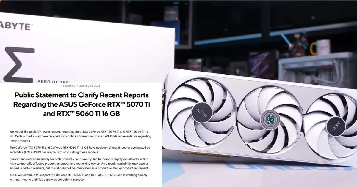 NVIDIA RTX 5070 Ti Reportedly Discontinued, 16GB Models Become Scarce ...